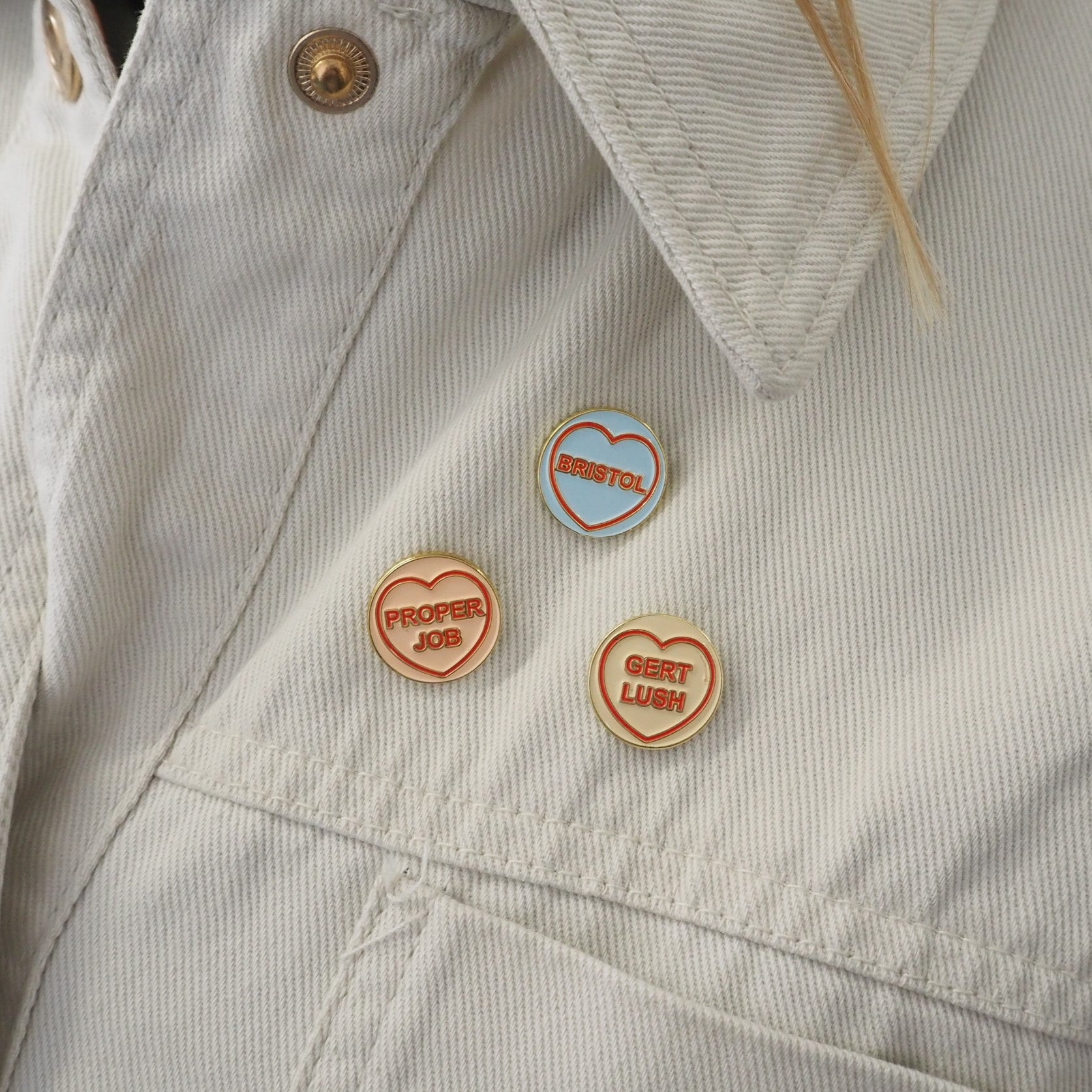 Bristol Love Heart Pin Badges – Bristol Museums