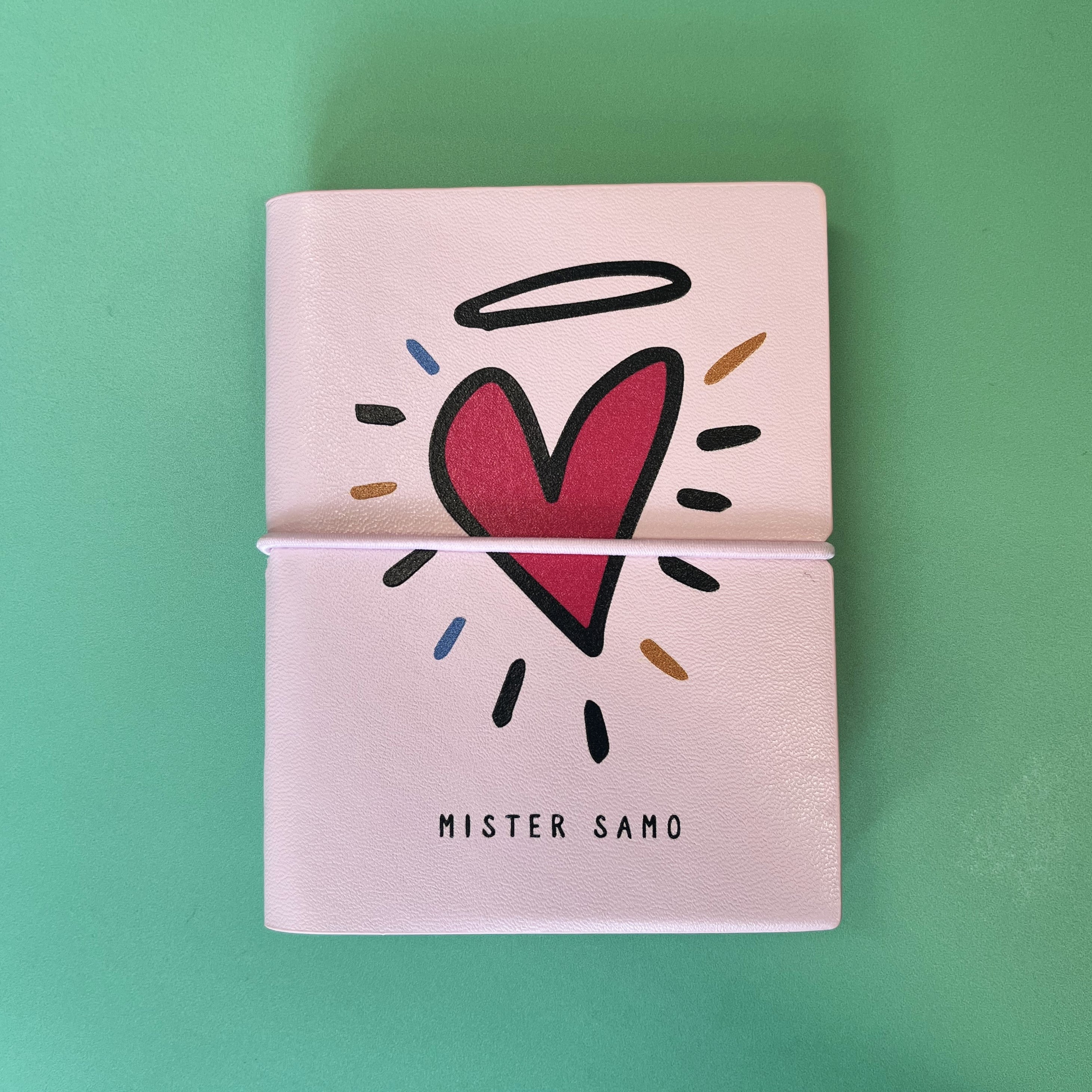 Mister Samo Heart Mini Notebook - Pink – Bristol Museums