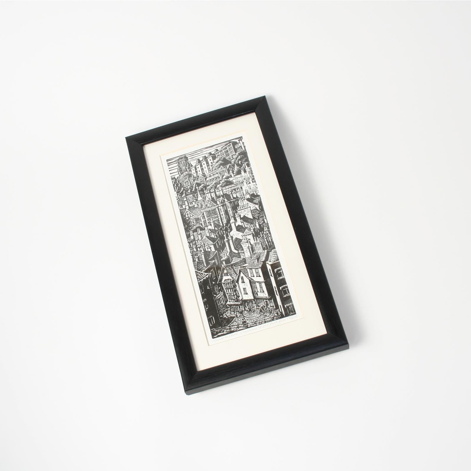 Christmas Steps Small Framed Print by Trevor Haddrell – Bristol Museums