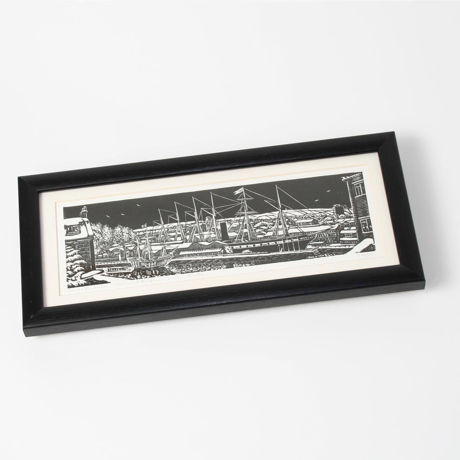 SS Great Britian Small Framed Print by Trevor Haddrell – Bristol Museums
