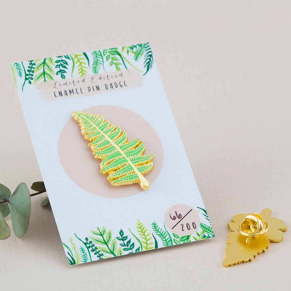 Fern Enamel Pin Badge – Bristol Museums